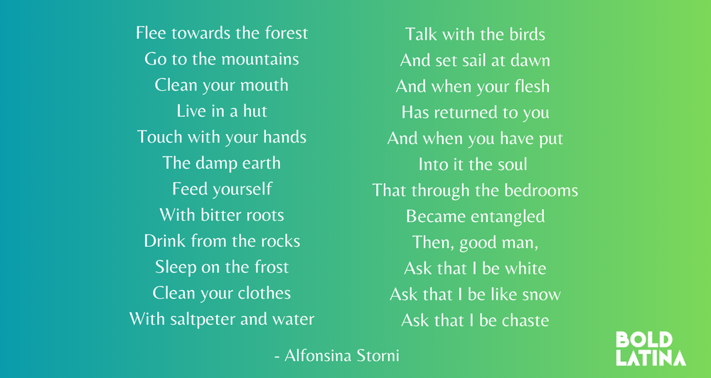 Who Was Alfonsina Storni? The Feminist Poet Who Challenged Society